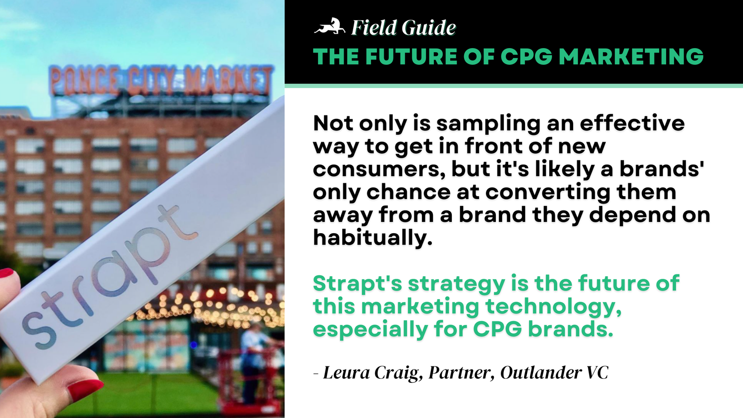 The future of consumer product marketing — OUTLANDER